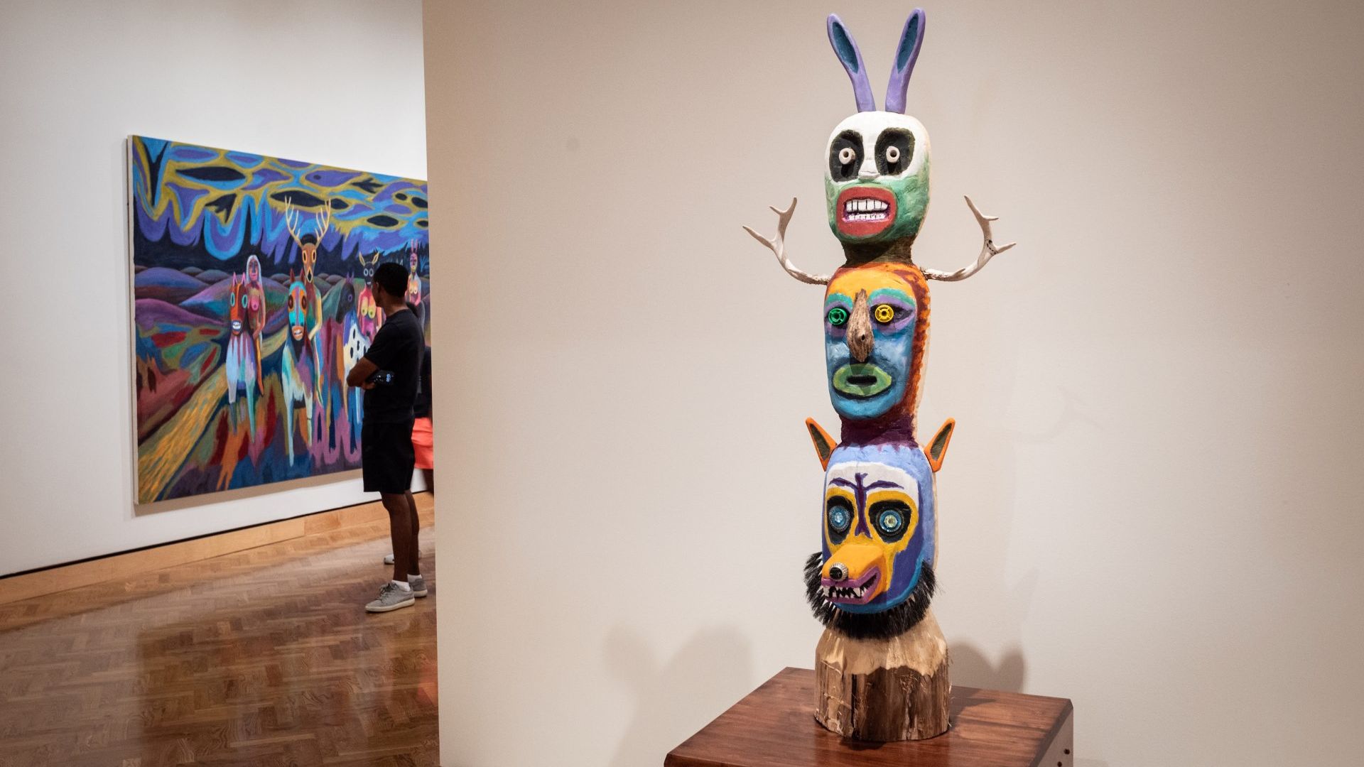 In his post-humous exhibit, “The Lyrical Artwork of Jim Denomie,” the ...